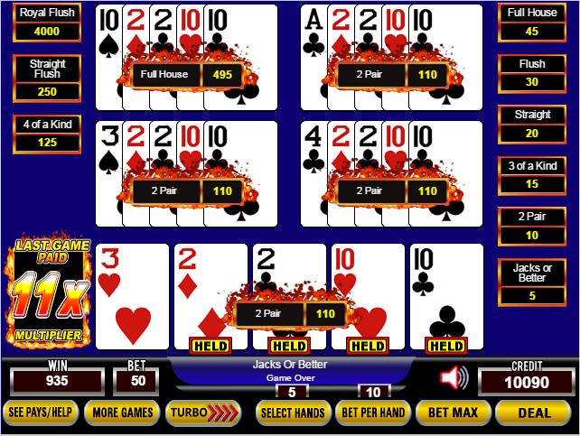 Hot Roll Video Poker | How Hot Roll VP Works